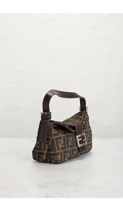 FWRD RENEW Fendi Zucca Baguette Shoulder Bag