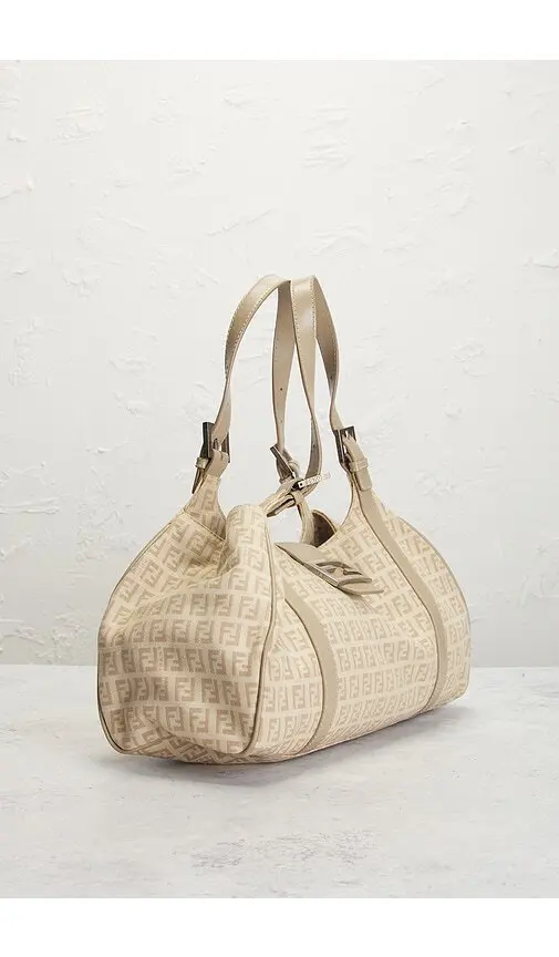 FWRD RENEW Fendi Zucchino Shoulder Bag