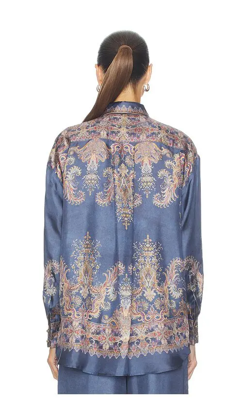 Zimmermann Valiant Relaxed Silk Shirt