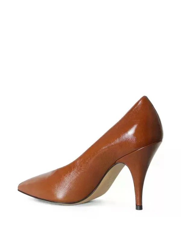 3JUIN Pointed Leather Pumps