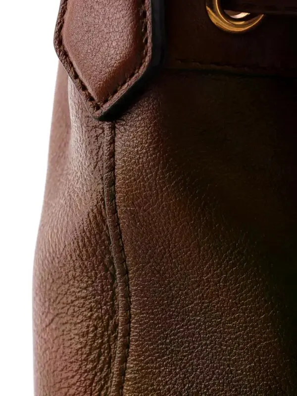 Gucci Diana Leather Mini Bucket Bag