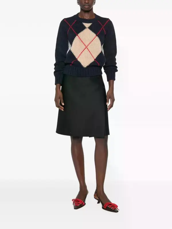 N°21 Argyle Knit Sweater