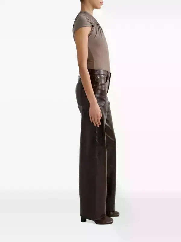 AGOLDE Arched-silhouette Wide-leg Trousers