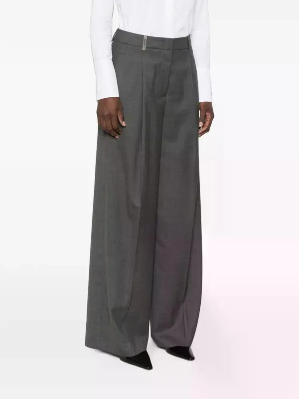 Peserico Pleated Wide-leg Trousers