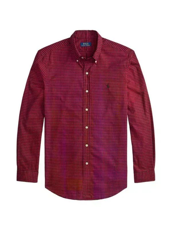 Polo Ralph Lauren Gingham-check Button-down Shirt - Red