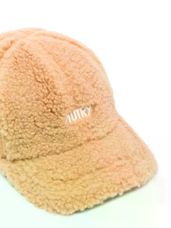 AUTRY Logo-embroidered Fleece Baseball Cap