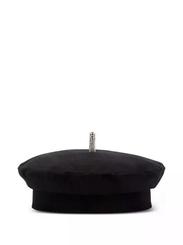 Ruslan Baginskiy Crystal-embellished Beret