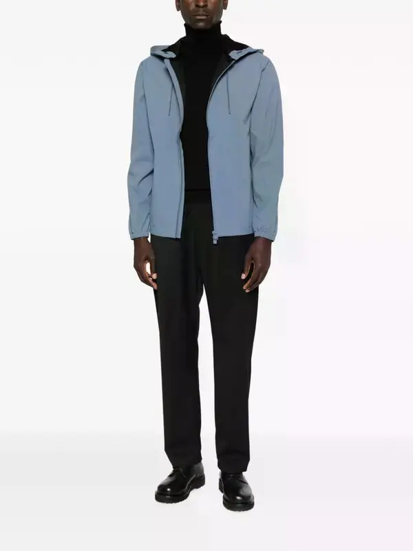 Rains Suva Hardshell Zip-up Jacket - Blue