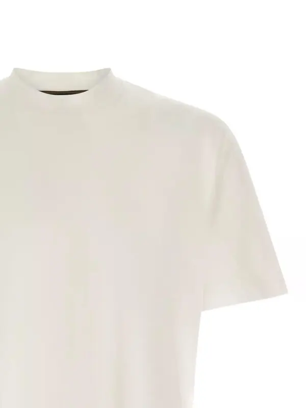 Brioni Logo-embroidered Raised-neck T-shirt