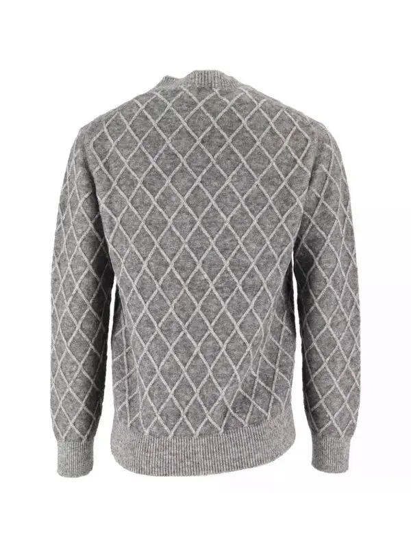 BALLANTYNE Diamond-stitch Sweater