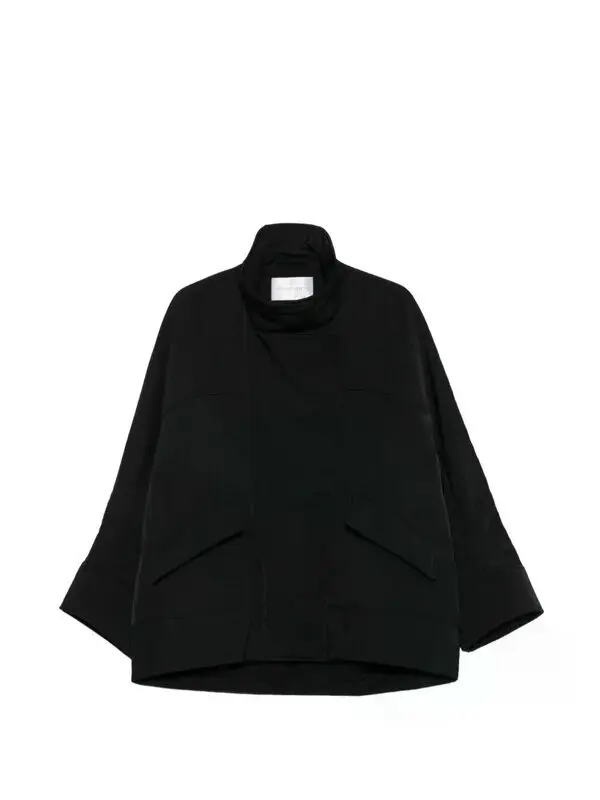 Christian Wijnants High-neck Flap-pocket Coat