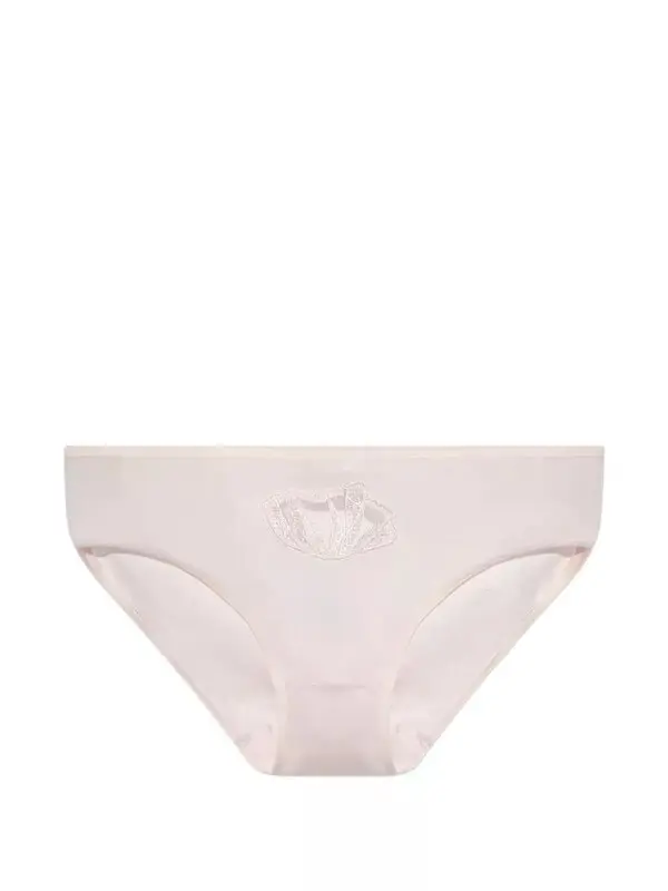 Hanro Rosaria Embroidered Briefs - Pink