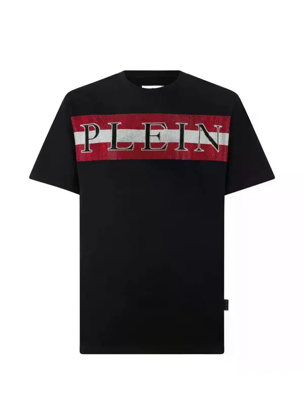 Philipp Plein Embellished Logo-print T-shirt