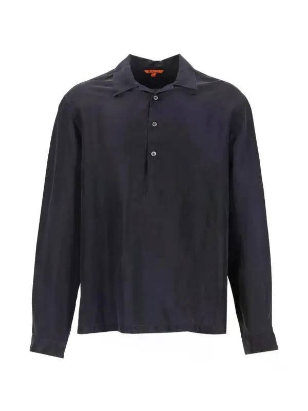 Barena Venezia Genga Stone-wash Polo Shirt - Blue