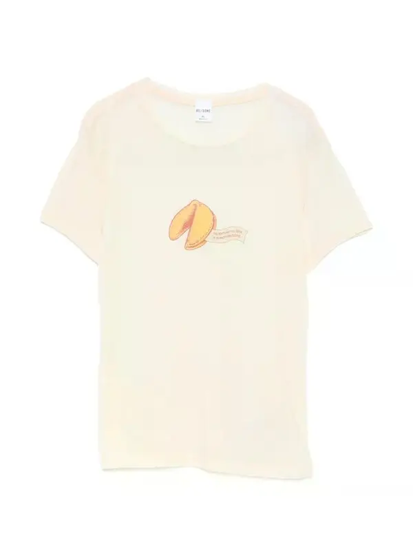 RE/DONE Fortune Cookie-print T-shirt