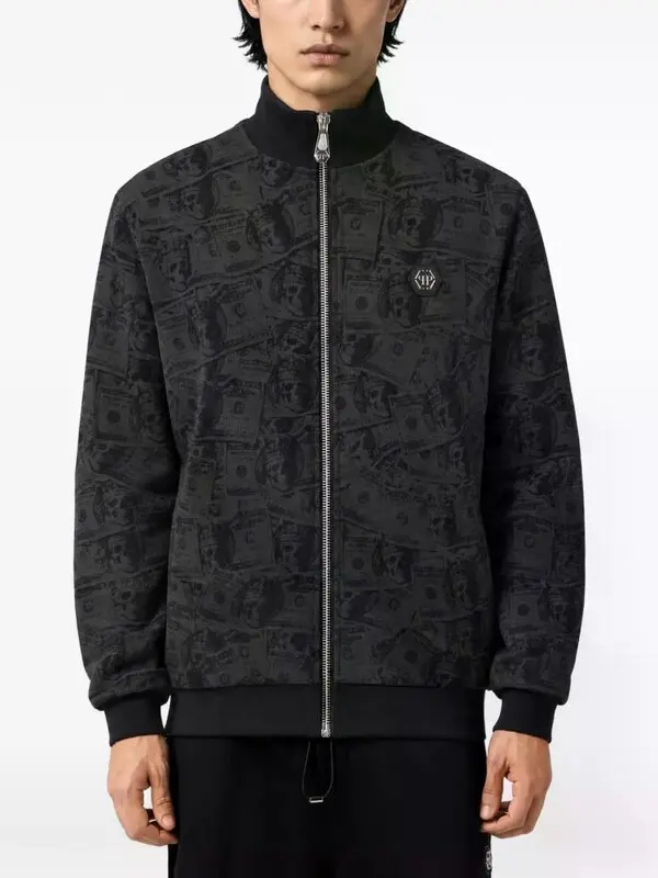 Philipp Plein Dollar-print Tracksuit Jacket