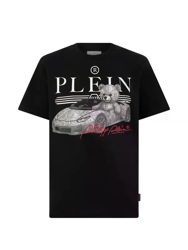 Philipp Plein Teddy Car Stones T-shirt