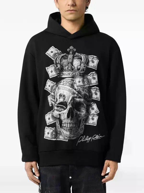 Philipp Plein Rhinestone-embellished Hoodie