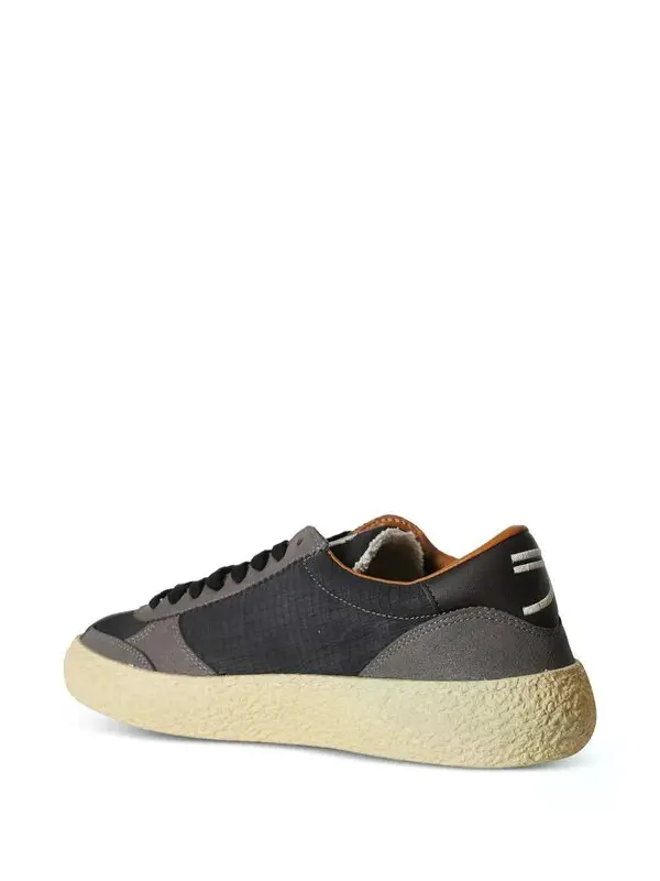 PURAAI 1.01 Vintage Panelled Ripstop Sneakers - Grey