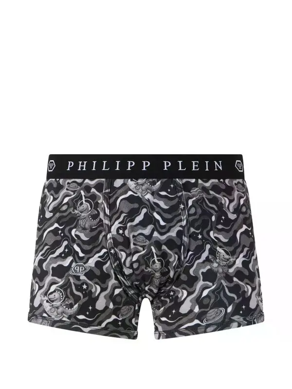 Philipp Plein Baby Dragon Swirl-print Boxers
