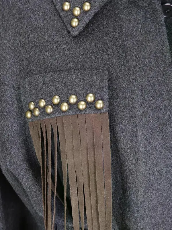 P.a.r.o.s.h Fringed Military Jacket