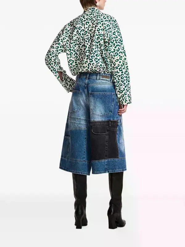 Essentiel Antwerp Patchwork Baggy Shorts