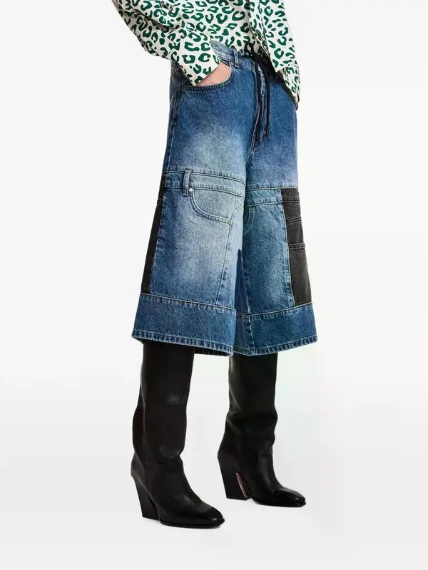 Essentiel Antwerp Patchwork Baggy Shorts