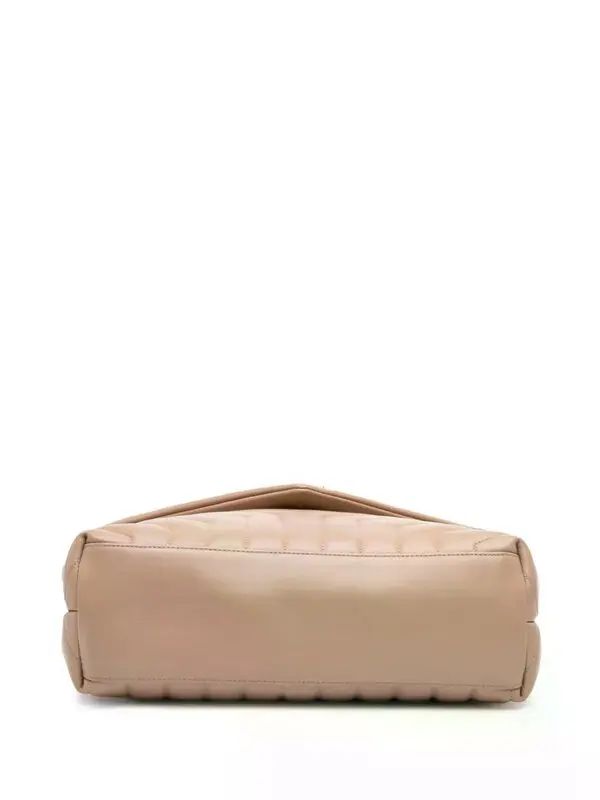Saint Laurent 2022 Medium Matelassé Calfskin Monogram Loulou Shoulder Bag