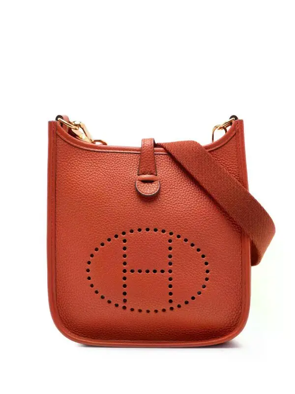 Hermès 2020 Clemence Evelyne Tpm 16 Crossbody Bag - Orange