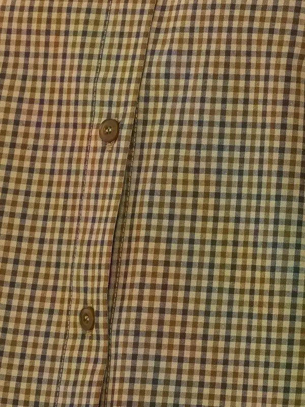 ELE Cropped Checked Shirt