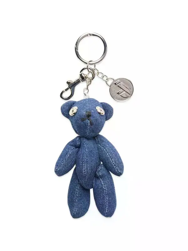 Iceberg Indigo Denim Teddy-bear Keyring - Blue