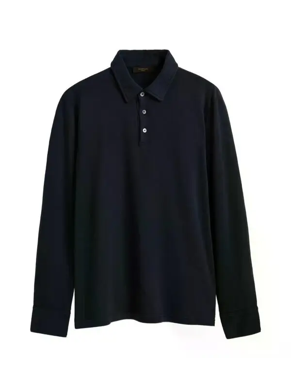 SLOWEAR Zanone Interlock-cotton Polo Shirt - Blue