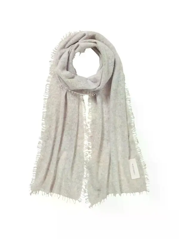 HIMALAYA CLOTHING Fringed Cashmere Scarf