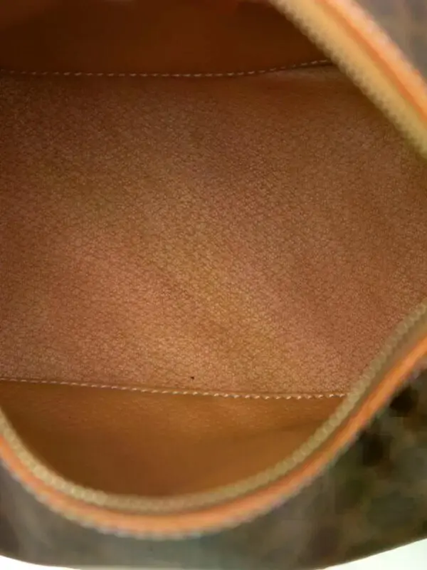 Celine 20th Century Macadam Coated Canvas Handbag