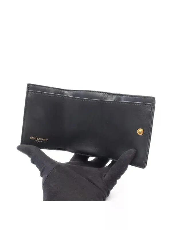 Saint Laurent 2000s Monogram Trifold Wallet