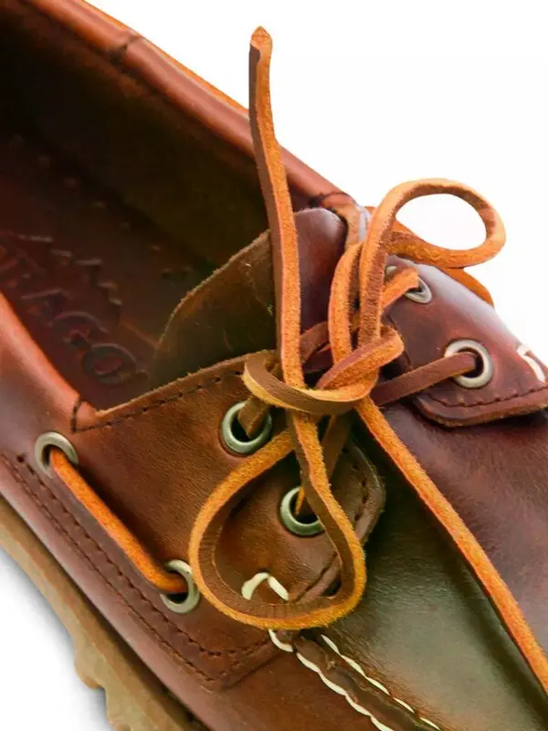 SEBAGO Lace-up Lug-sole Boat Shoes