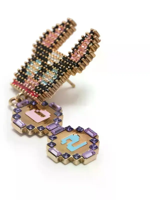 Dsquared2 Crystal-embellished Drop Earring