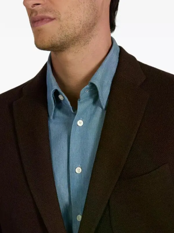 SLOWEAR Incotex Hopsack Slim-fit Blazer