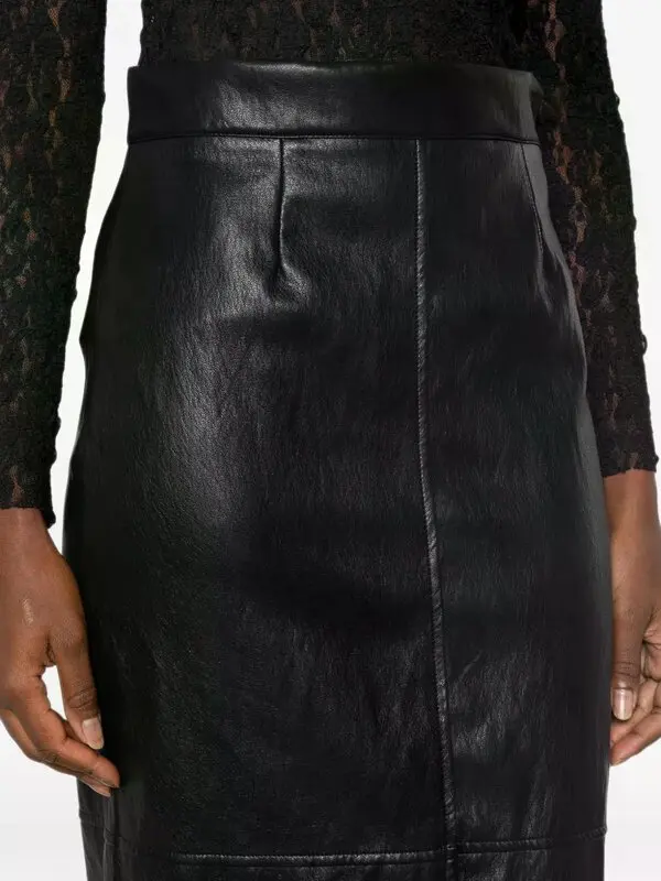 Dixie High-waisted Panelled Midi Skirt