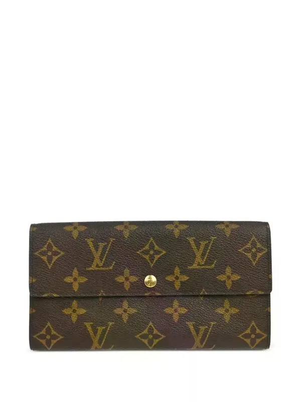 LOUIS VUITTON 2003 Monogram Canvas Wallet - Brown