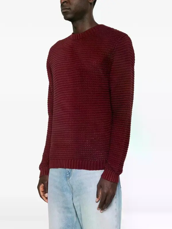 ARTE ANTWERP Logo-embroidered Chunky-knit Sweater