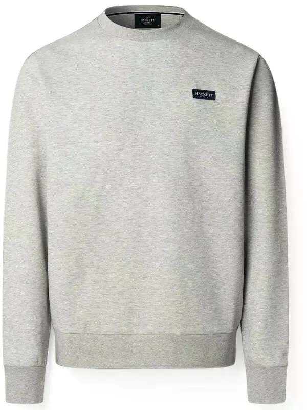 HACKETT LONDON Branded Badge Crew-neck Sweater