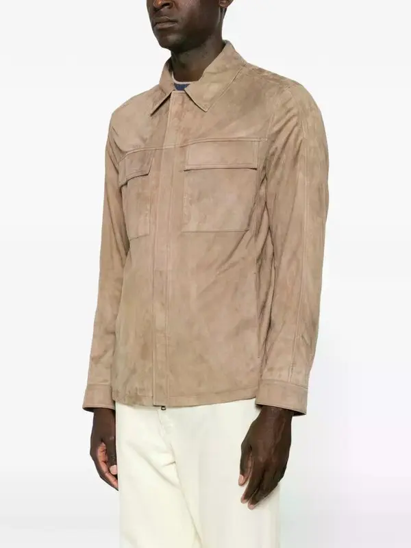 Paul & Shark Suede Panelled Jacket