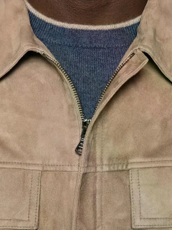 Paul & Shark Suede Panelled Jacket