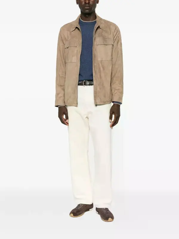 Paul & Shark Suede Panelled Jacket