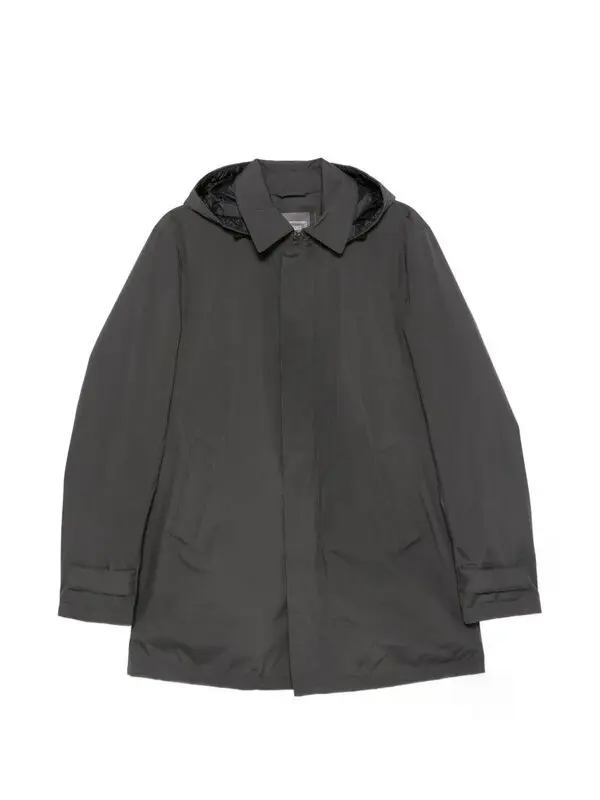 Herno Hooded Button-up Jacket