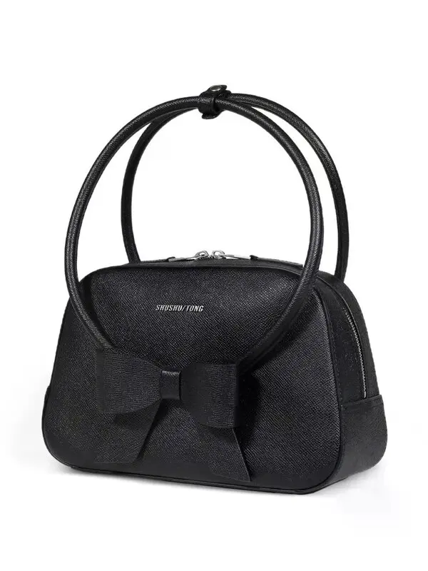 SHUSHU/TONG Bow-detail Leather Tote Bag