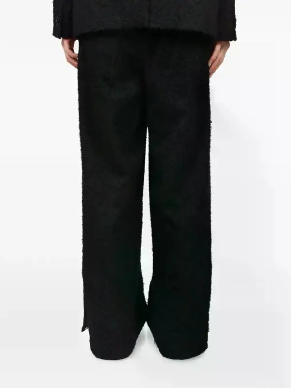 FILTH Textured Wide-leg Trousers