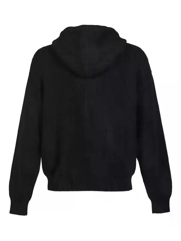 EZR Ribbed-knit Hoodie