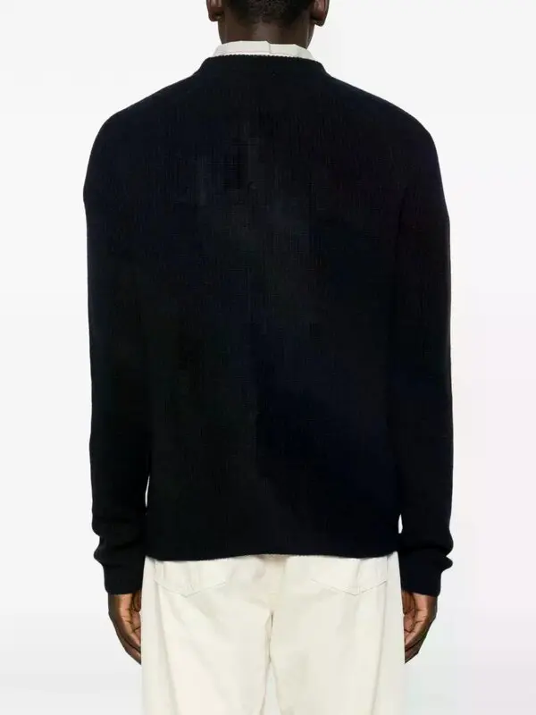 Malo Ribbed-knit Raglan-sleeve Sweater